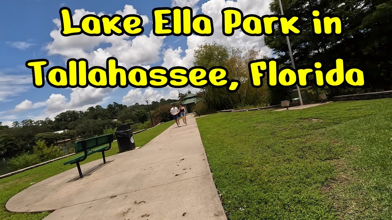 A 4k Walk in Beauty around Lake Ella Park in Tallahassee, Florida - YouTube
