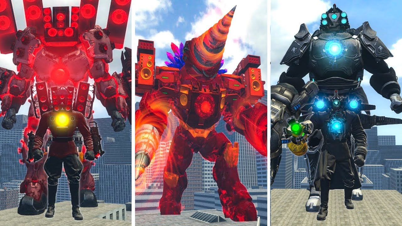 EVOLUTION OF ALL UPGRADED STRIDERS: SUPER UPGRADED TITAN TV MAN ...