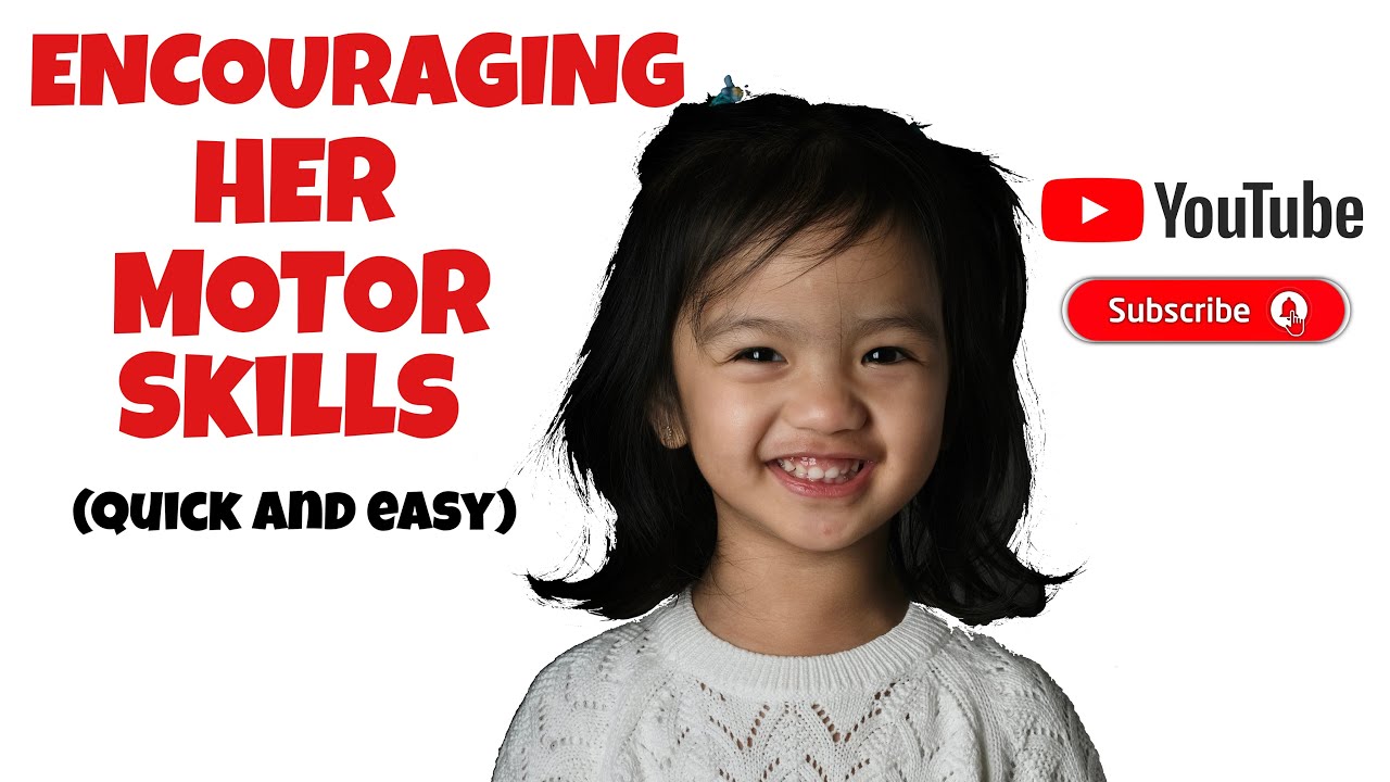 Encouraging simple motor skills of a toddler - YouTube