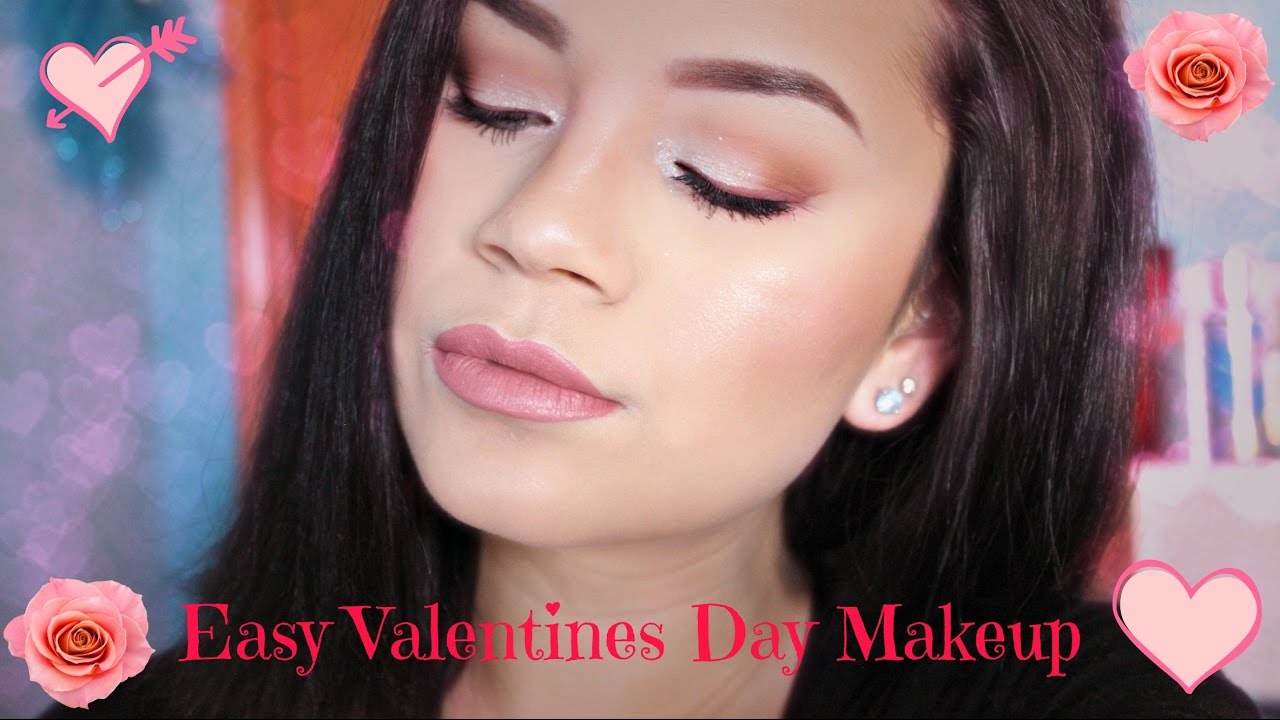 ♥Easy Valentines Day Makeup Tutorial♥ - YouTube