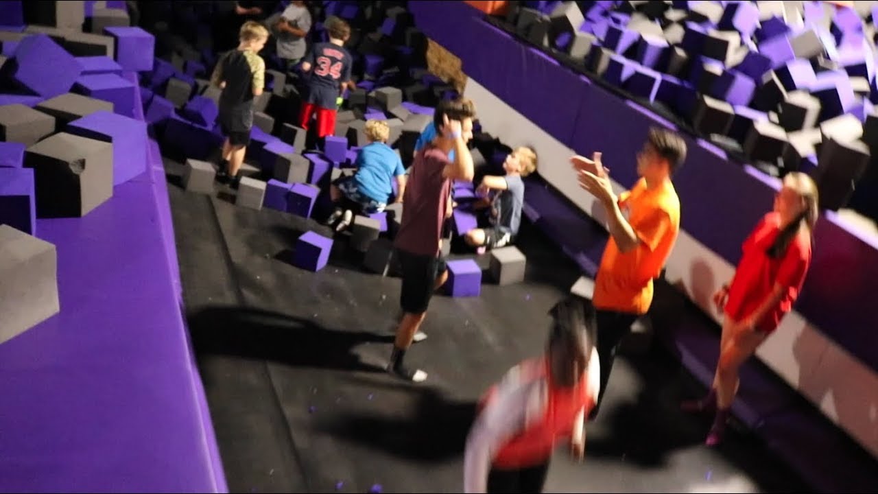 WE DUG OUT FOAM PIT!!! ALTITUDE TRAMPOLINE PARK! - YouTube