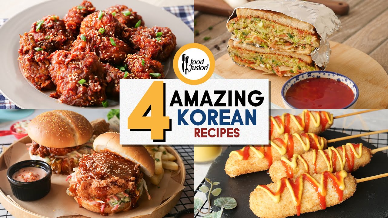 4 Amazing Korean Recipes By Food Fusion - YouTube