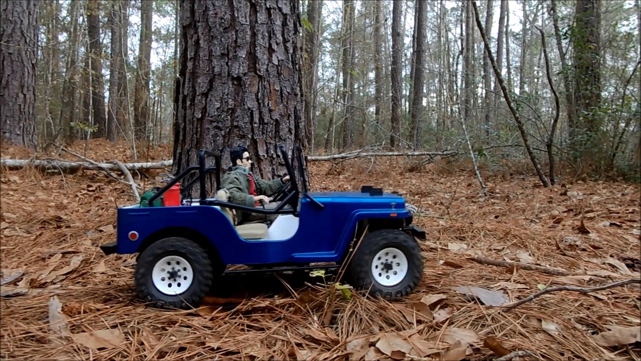Gmade Sawback Jeep Old Blue In The Woods - YouTube