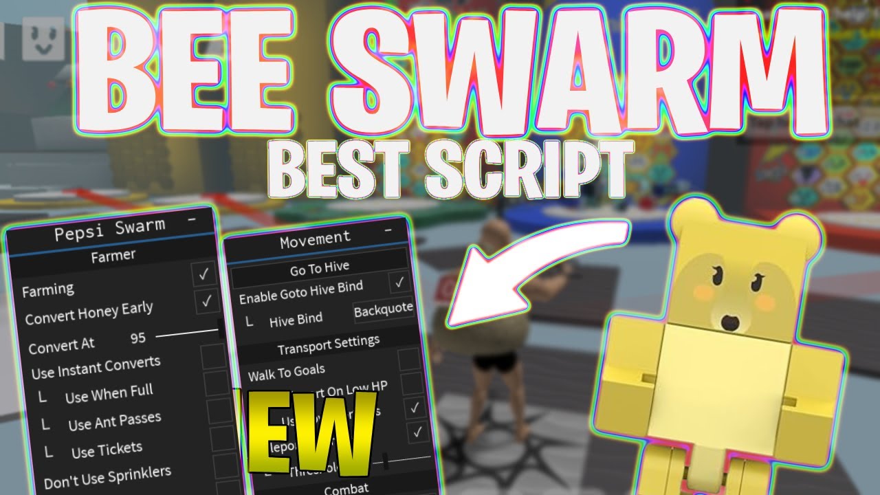 *NEW* Bee Swarm Simulator Script (PASTEBIN 2024) (AUTOFARM, TP , AUTO ...