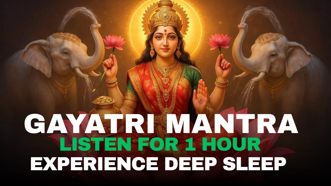 🔴 Gayatri Mantra for Deep Sleep | Listen Before Bed to Calm the Mind ...