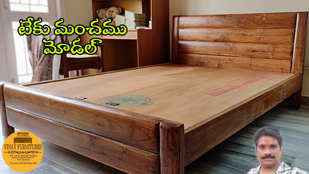 teakwood cot design - YouTube