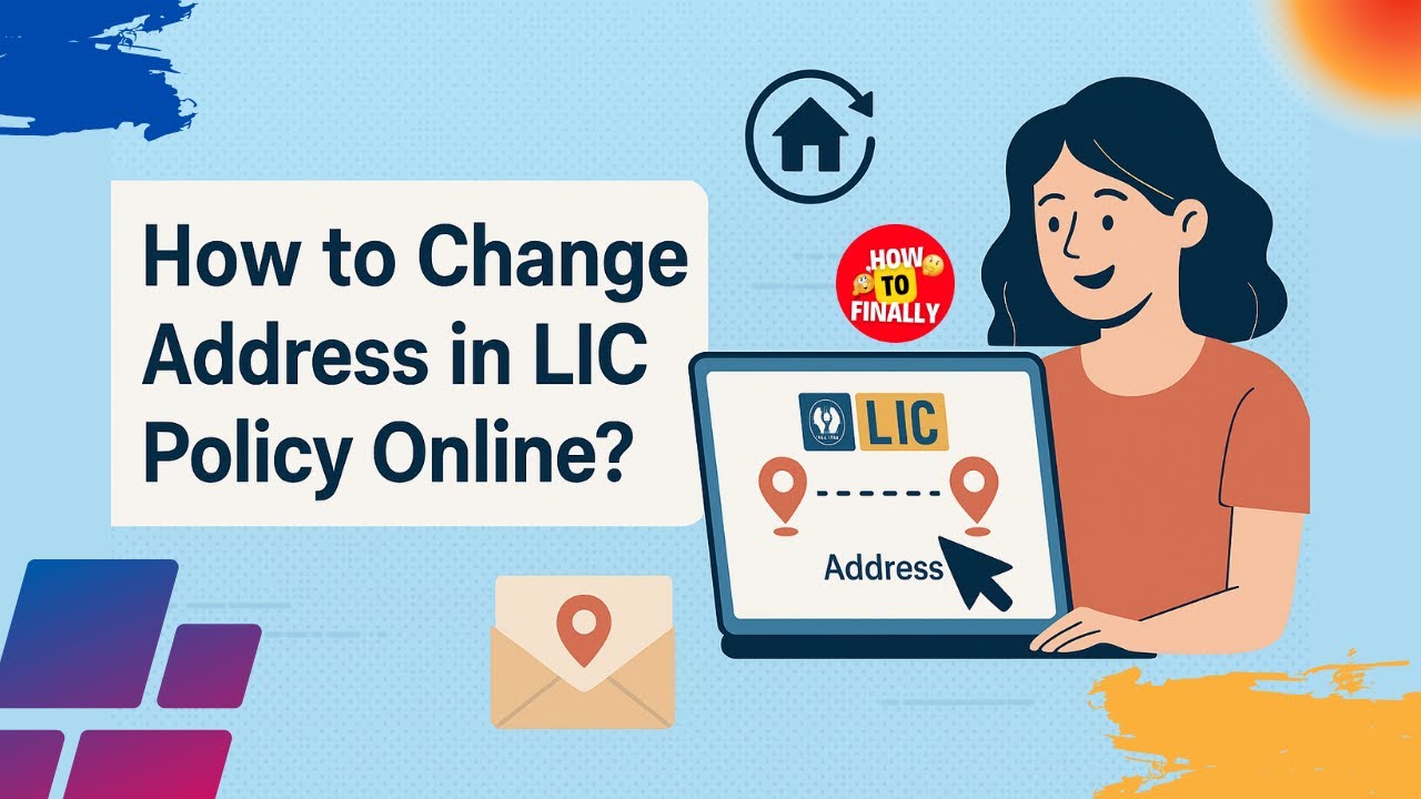 How to Change Address In LIC Policy Online | LIC Policy Aadhaar Adress ...