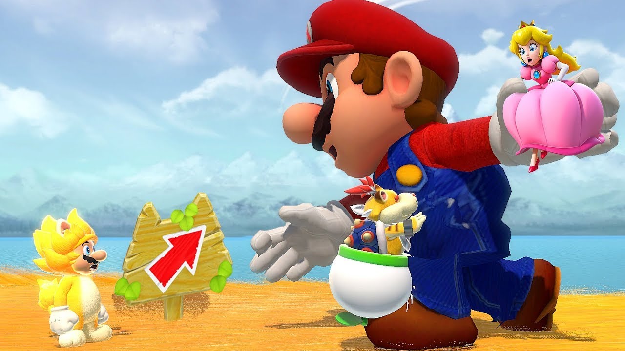 What Happens when Peach was Kidnapped by Evil Mario? - YouTube