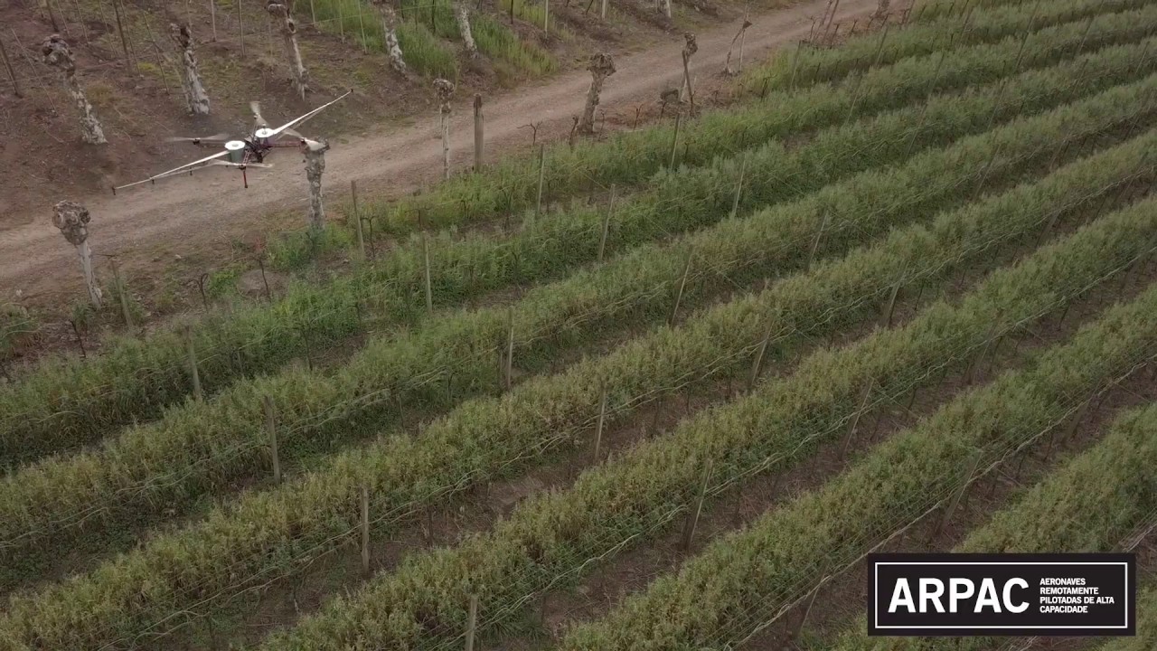 ARPAC Drones - Aplicação em videiras no Vale dos Vinhedos - RS - YouTube