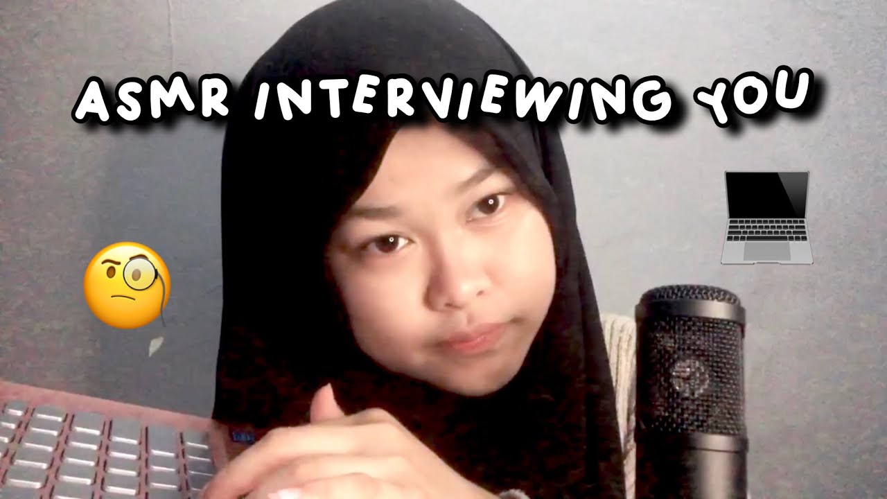 asmr a random girl interviewing you - YouTube