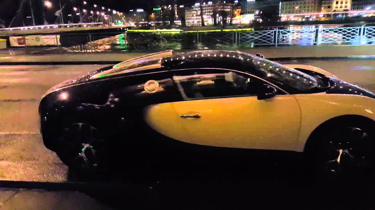 Bugatti Veyron Vitesse Sound, Geneve in front of Four Season engine ...