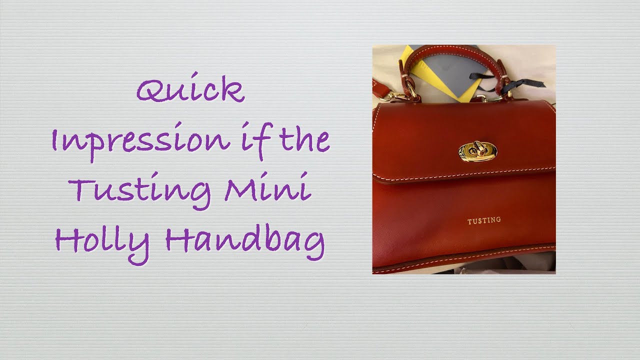 Quick Look at the Tusting Mini Holly Handbag - YouTube