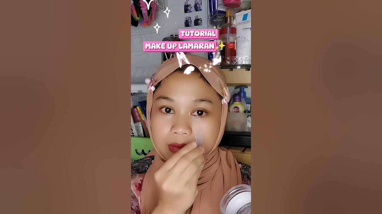 MAKE UP LAMARAN SIMPLE TANPA MUA👄🥰 ️ #makeup #makeupsimple #tutorial #makeuplamaran # ...