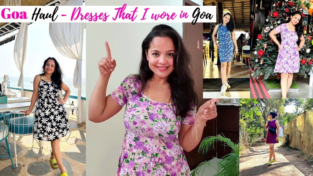 Most requested dresses that I wore in Goa..plus skincare products ...