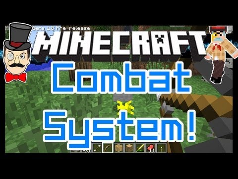 Minecraft 1.8 COMBAT SYSTEM! Critical Hits, Chargeable Bows, Sword ...