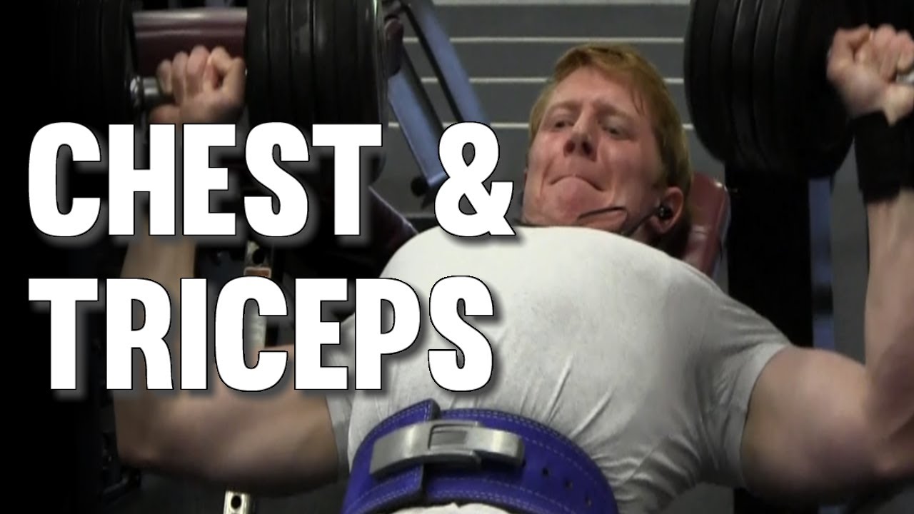 LEAN MASS CHEST & TRICEPS WORKOUT - How to Get a Bigger Chest - YouTube