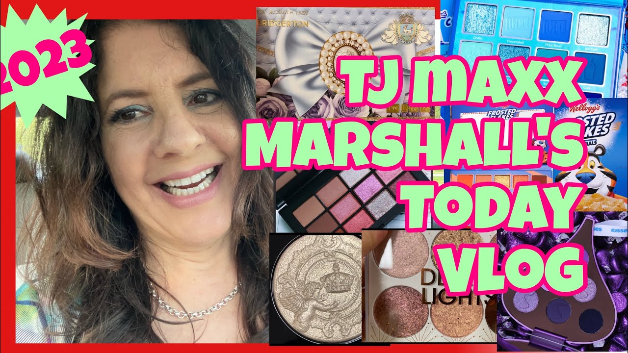 TJ MAXX MARSHALLS MAKEUP TODAY VLOG 🔥 PAT McGRATH GLAMLITE URBAN D ...