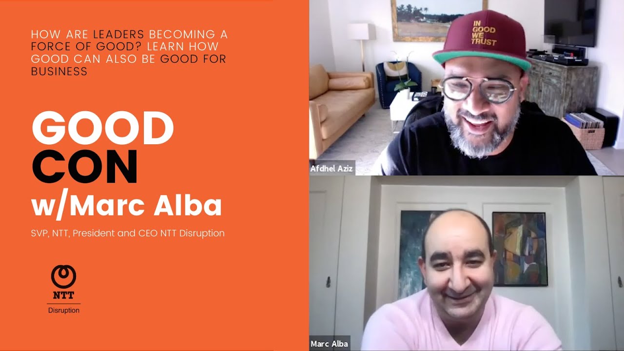 Marc Alba at GOODCON, with Afdhel Aziz | NTT Disruption - YouTube