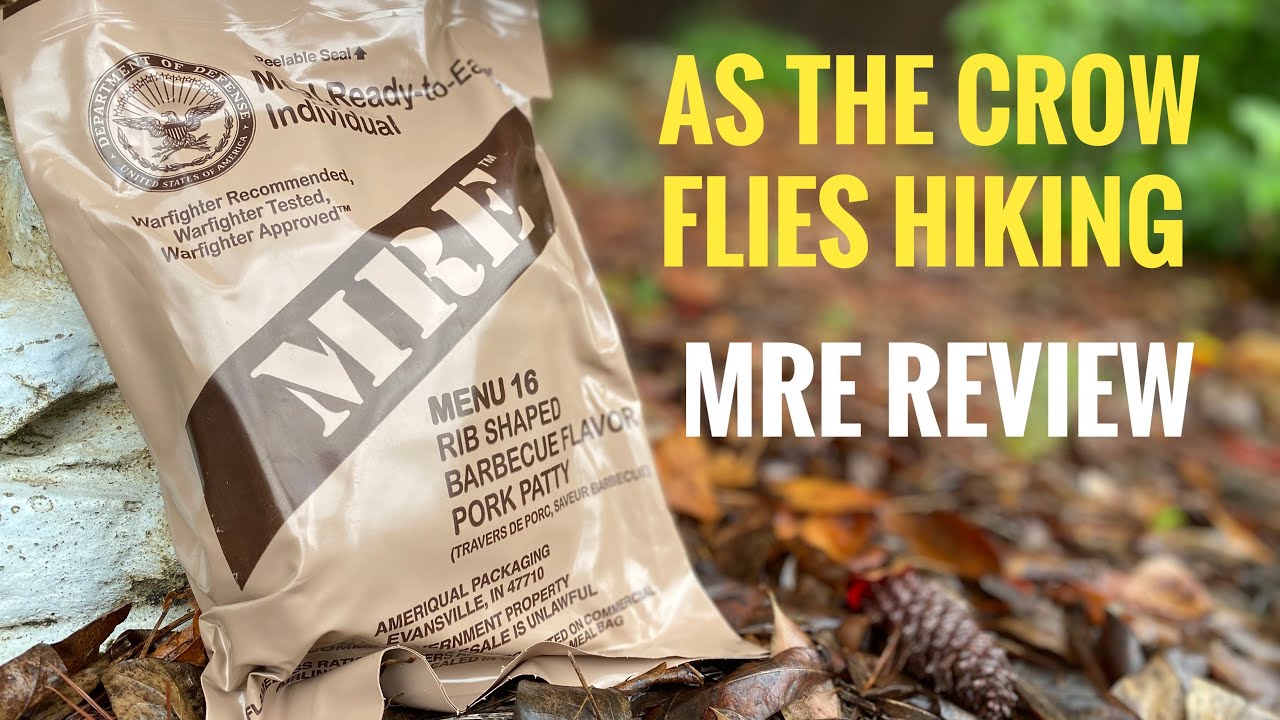 CROW TRIES AN MRE (BEEF STEW) REVIEW - YouTube