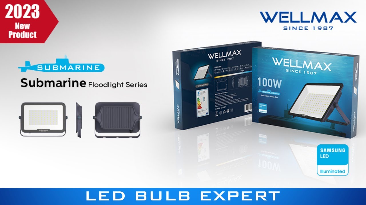 Submarine Series Floodlight, For Tough Weather- WELLMAX NEW RELEASE ...
