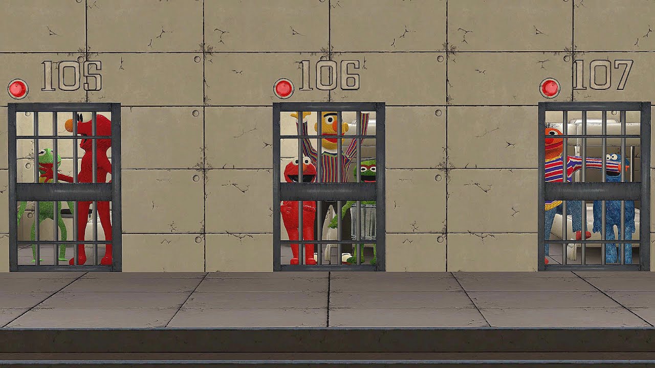 ELMO AND FRIENDS RUN IN PRISON In Garry's Mod! - YouTube