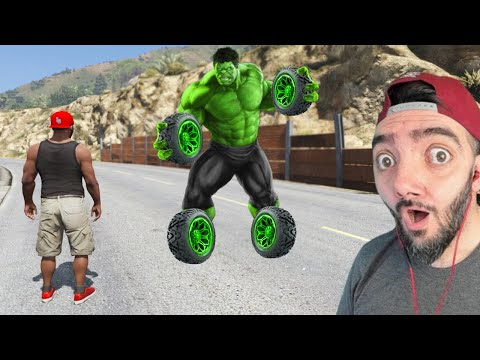 FRANKLIN DÜNYANIN EN BÜYÜK HULK ARABASINI BULDU - GTA 5 MODS