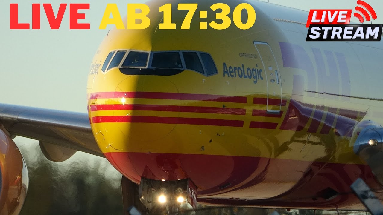🔴Live Frankfurt Airport Sunset Planespotting ★FRA★ 2:1 DHL vs ...