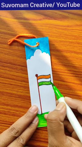 Republic Day Bookmark | Bookmark card | Indian Bookmark | India Flag ...