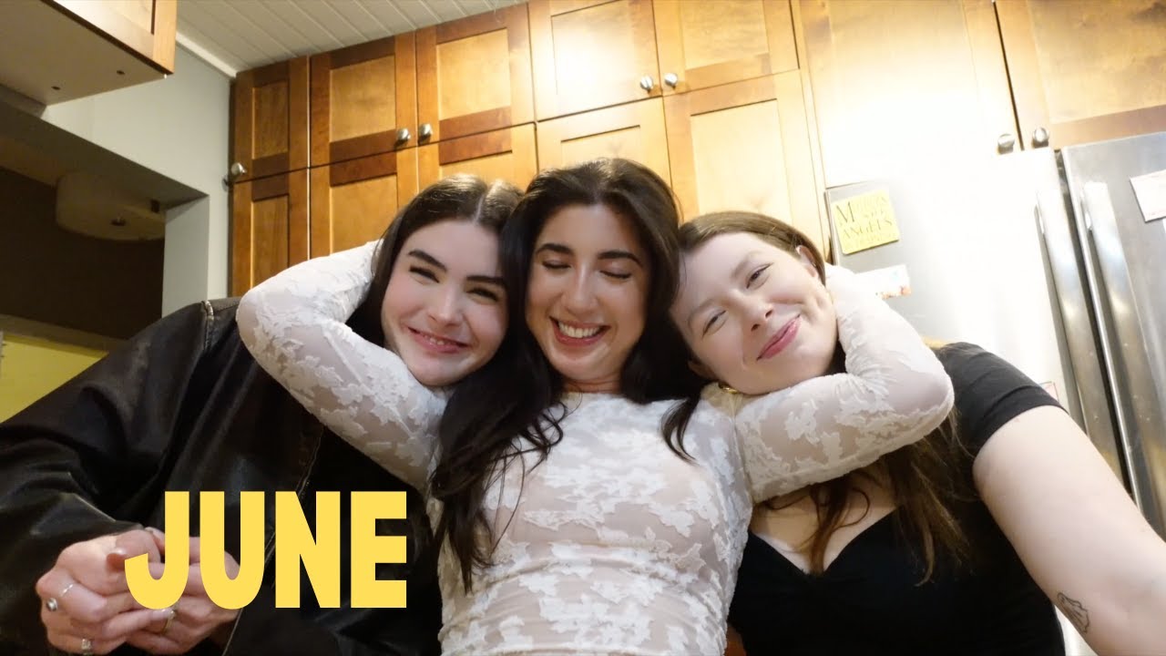 running, laughing and crafting | MONTH OF JUNE - YouTube