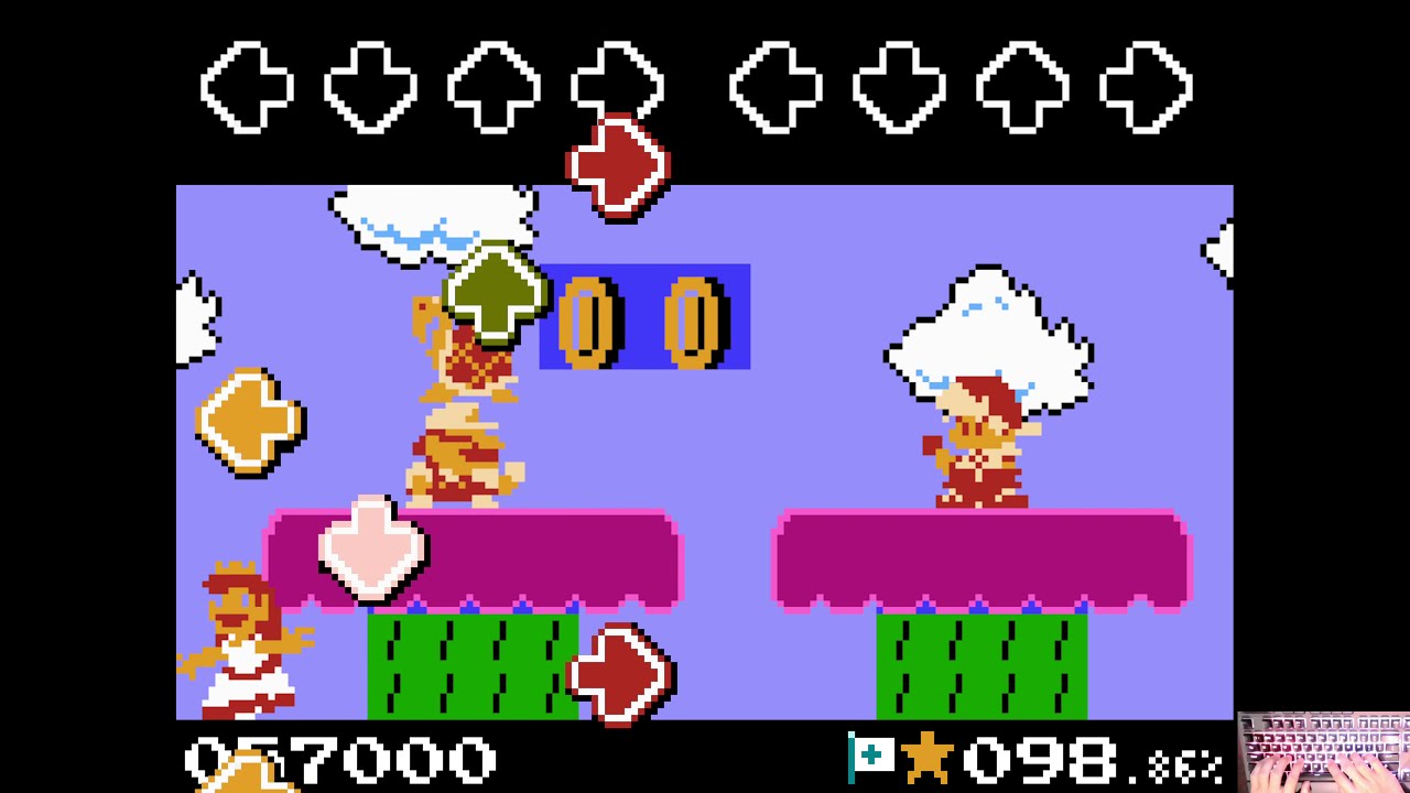 FNF Super Mario Bros. Funk Mix DX Secret - Wrong Warp (FC) (4k) - YouTube