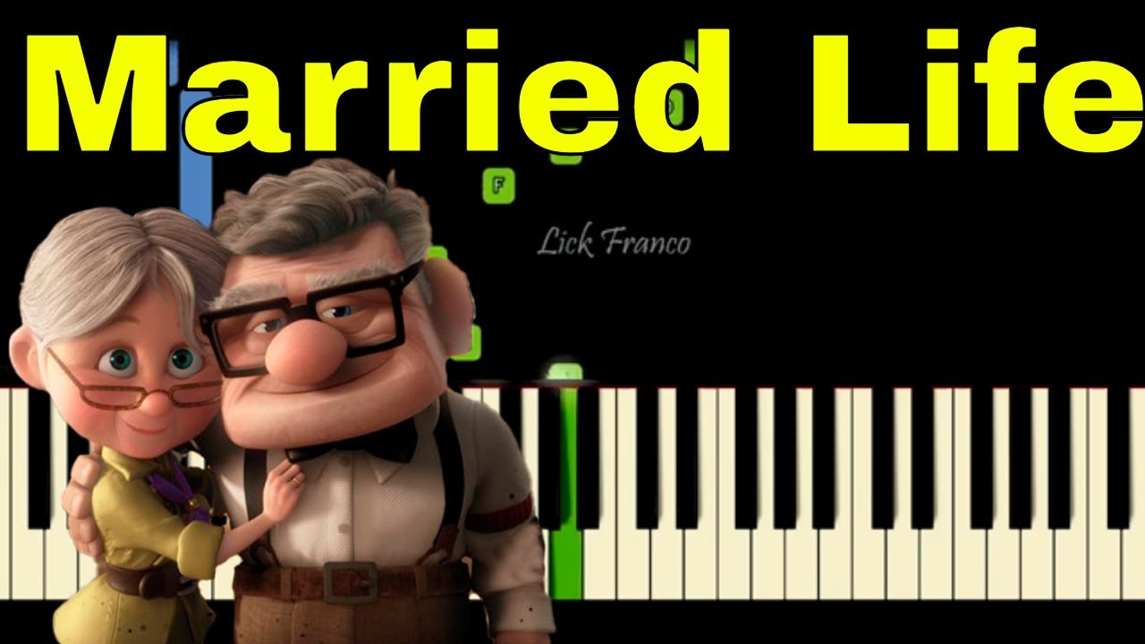 Married Life - Up - EASY Piano Tutorial - YouTube