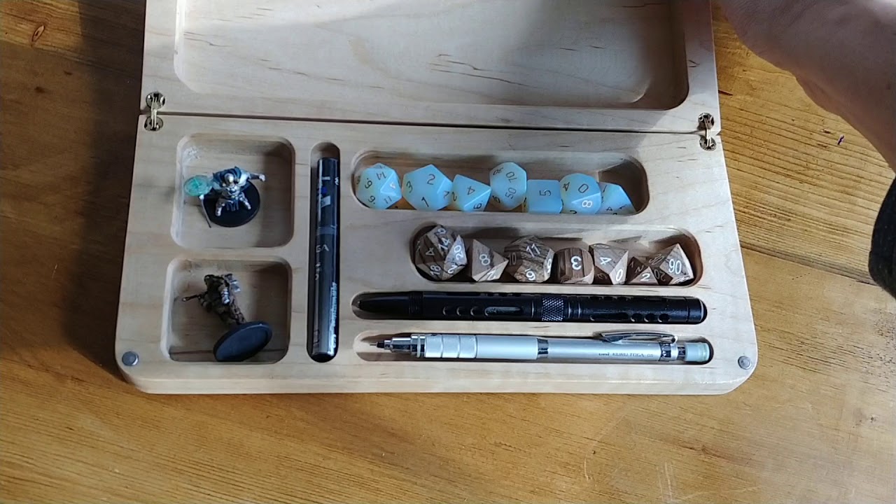 DnD Dungeons and Dragons Dice Vault Case Completed with Barrel Hinges ...