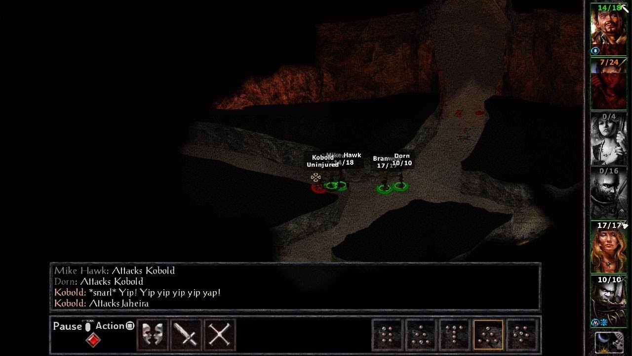 Baldur's Gate pt.10 Mike Hawk finds the mystery of Nashkel mines - YouTube