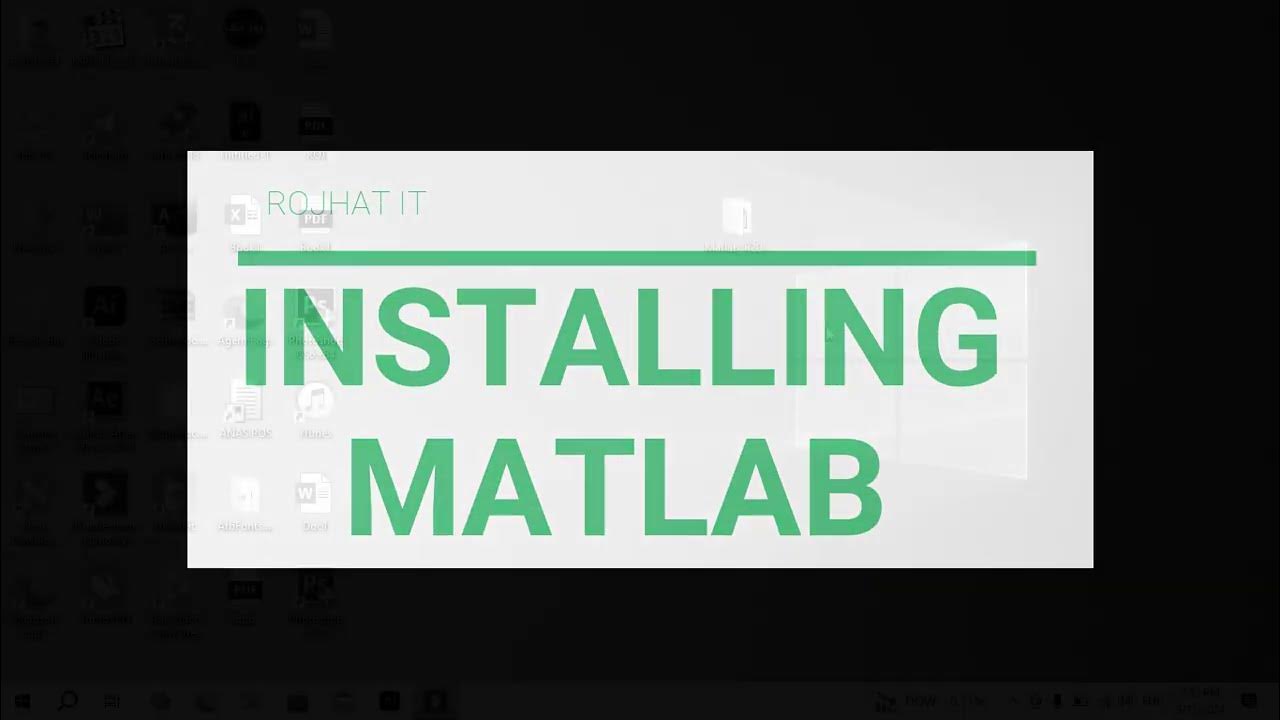 Matlab Installing - YouTube