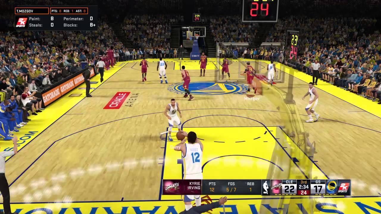 NBA 2K15 Golden State Warriors vs Cleveland Cavs...Redemption - YouTube