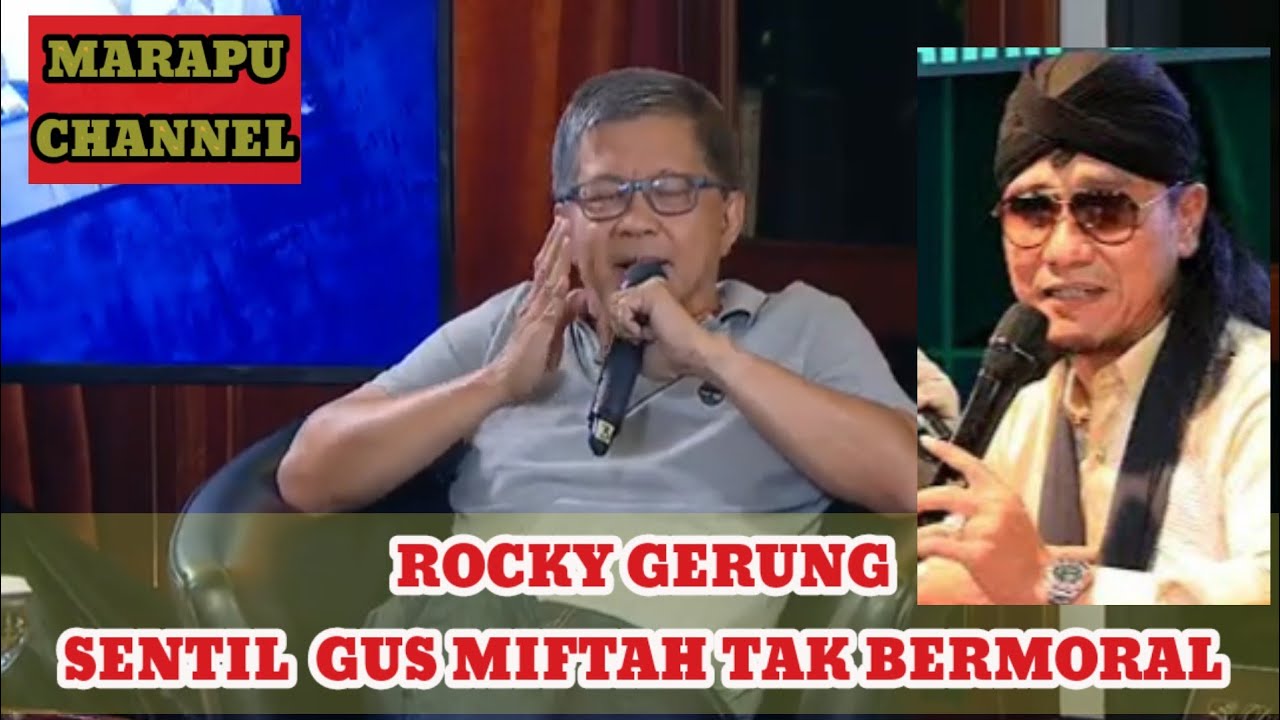 🛑Rocky Gerung Angkat Bicara Soal Ustad GUS MIFTAH Penghina Penjual ES ...