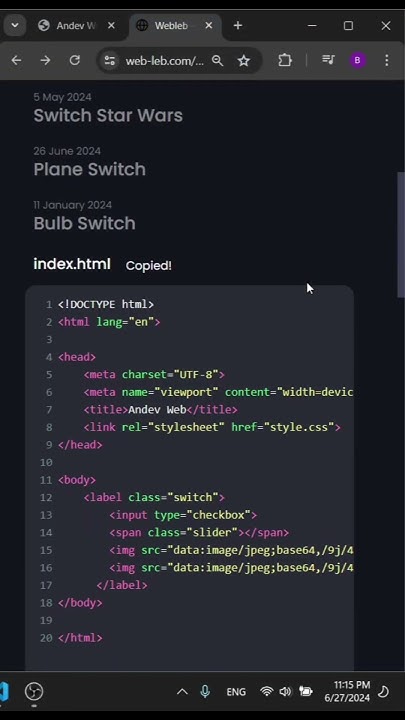 Minecraft Html Switch Webleb Coding Html Webcode Youtube