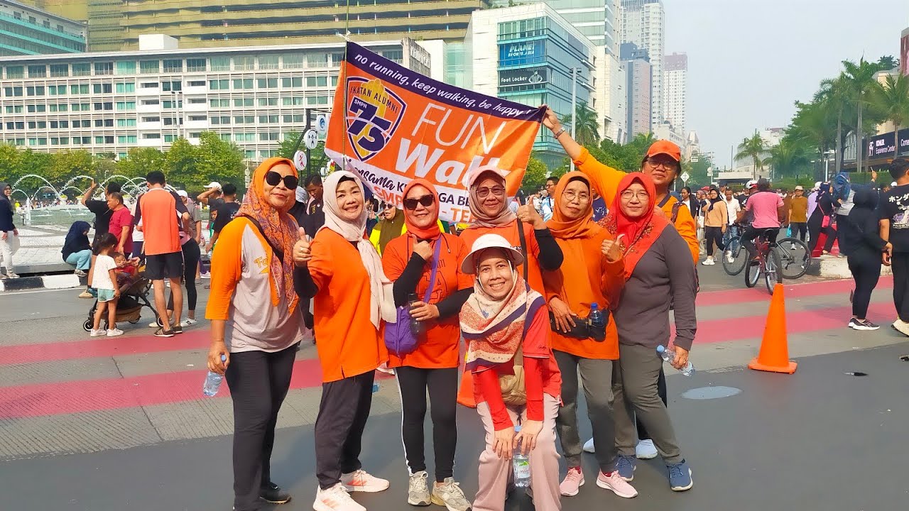 CAR FREE DAY IKAL SMP N 73 JAKARTA - YouTube