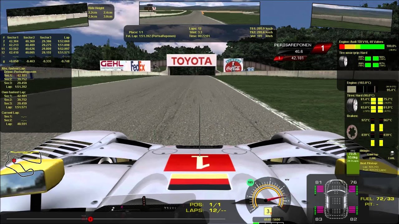 HDR Endurance Series Test Road America rFactor - YouTube