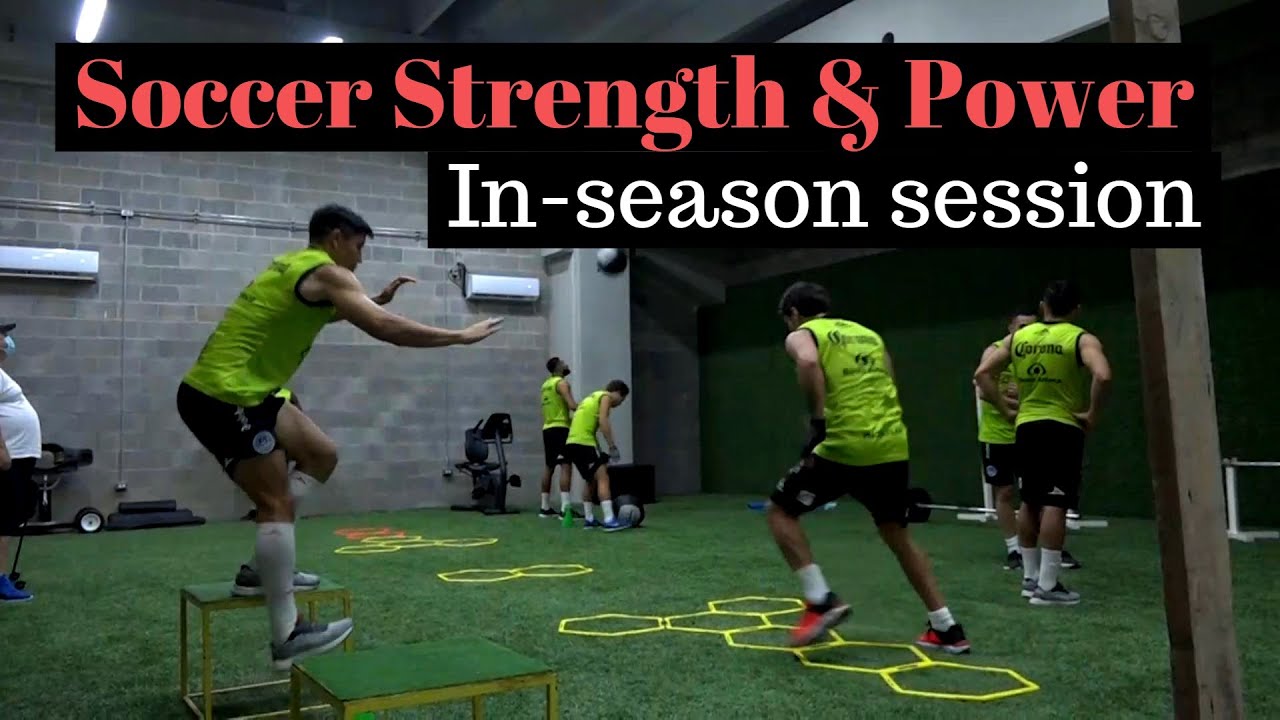 Football/Soccer Strength & Power: In-season session - YouTube