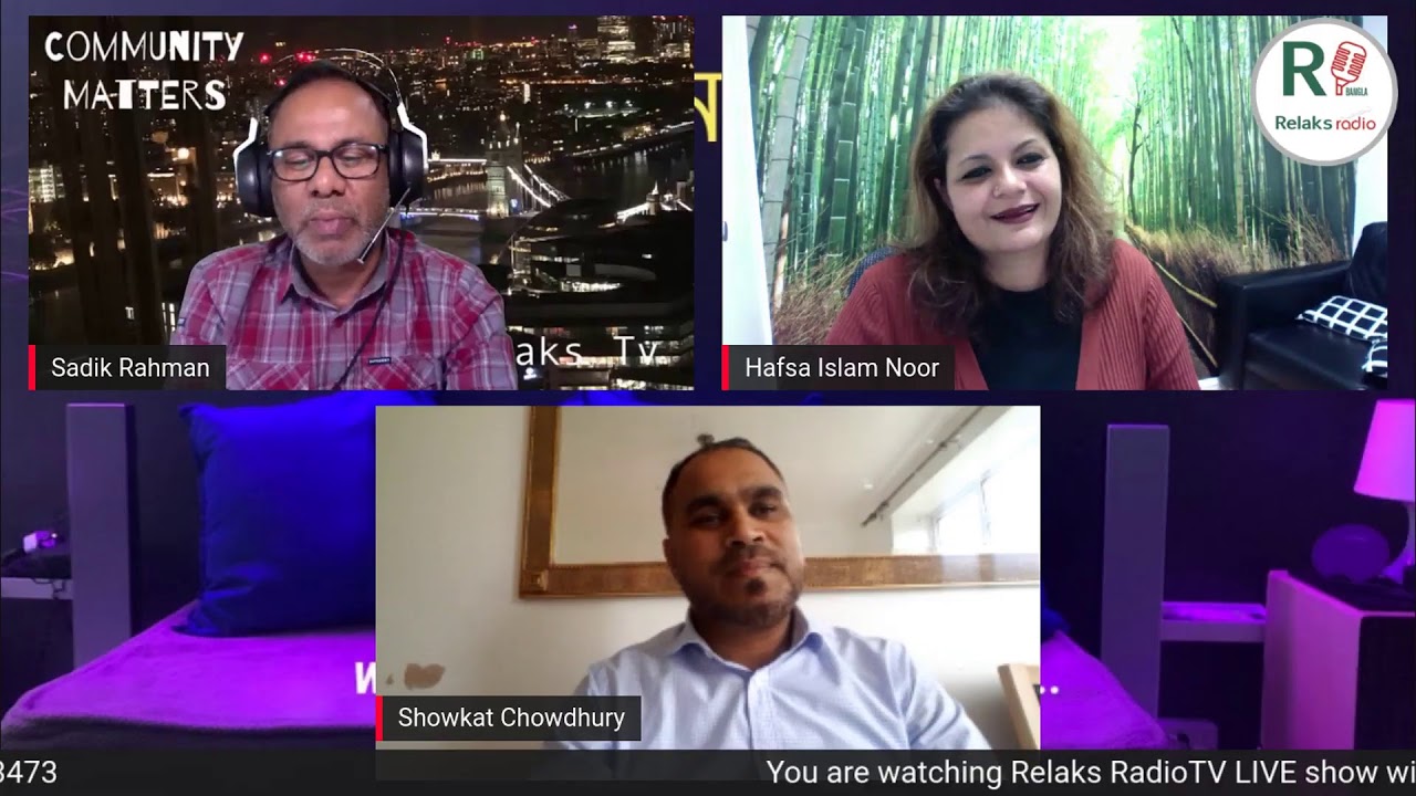 Relaks Radio TV- Jiboner Golpo of Md T R Chowdhury Showkat with Hafsa ...