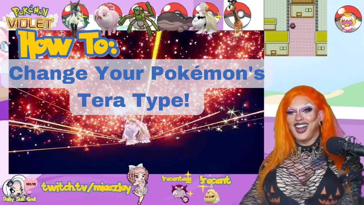 Changing Tera Types in Pokémon Violet/Scarlet - YouTube