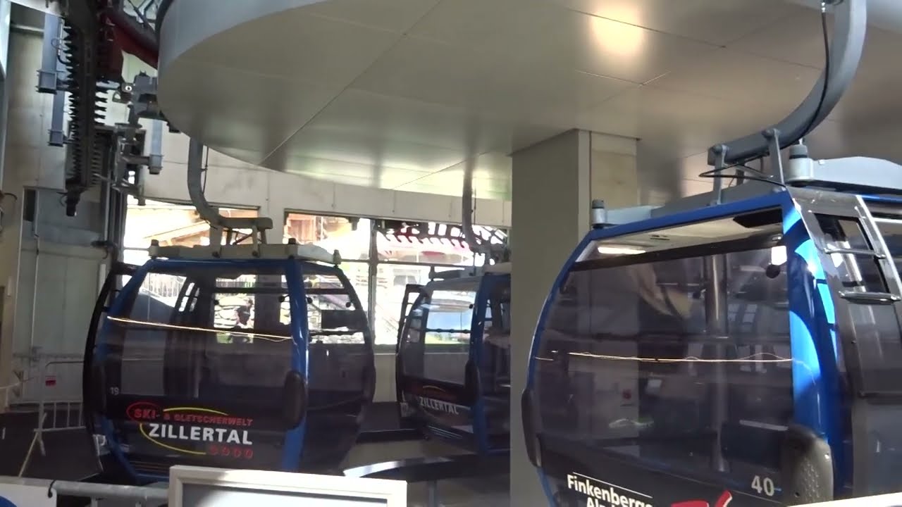 Finkenberger Almbahn D- Line Bergstation - YouTube