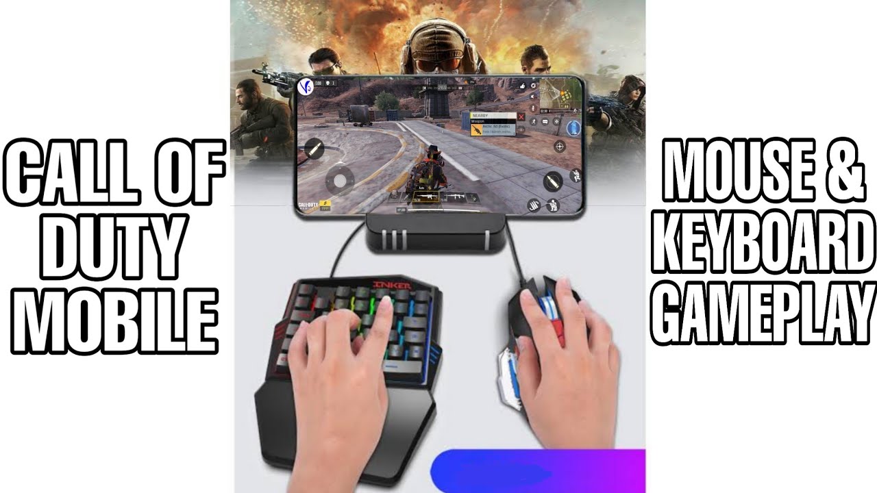 Playing Call Of Duty Mobile Using Mouse And Keyboard | Realme 5i - YouTube