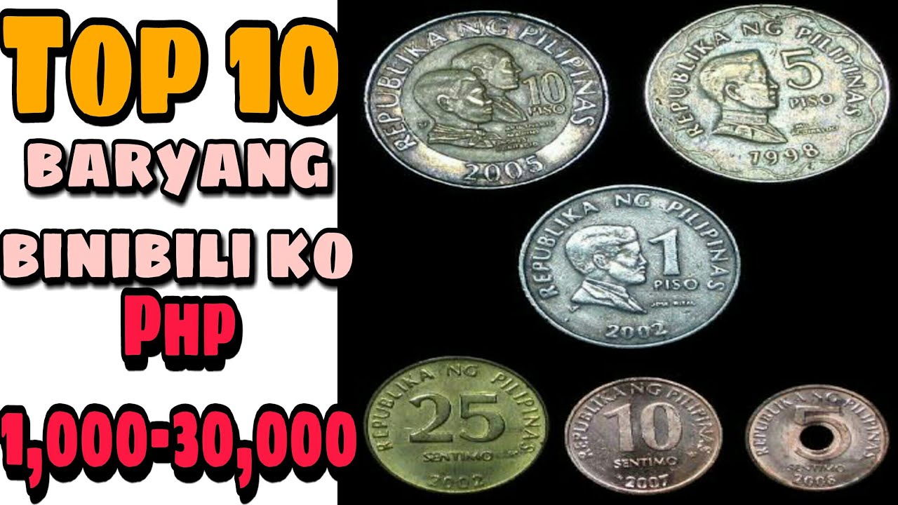 Top 10 bsp coin na binibili ko | | Coin Collection - YouTube