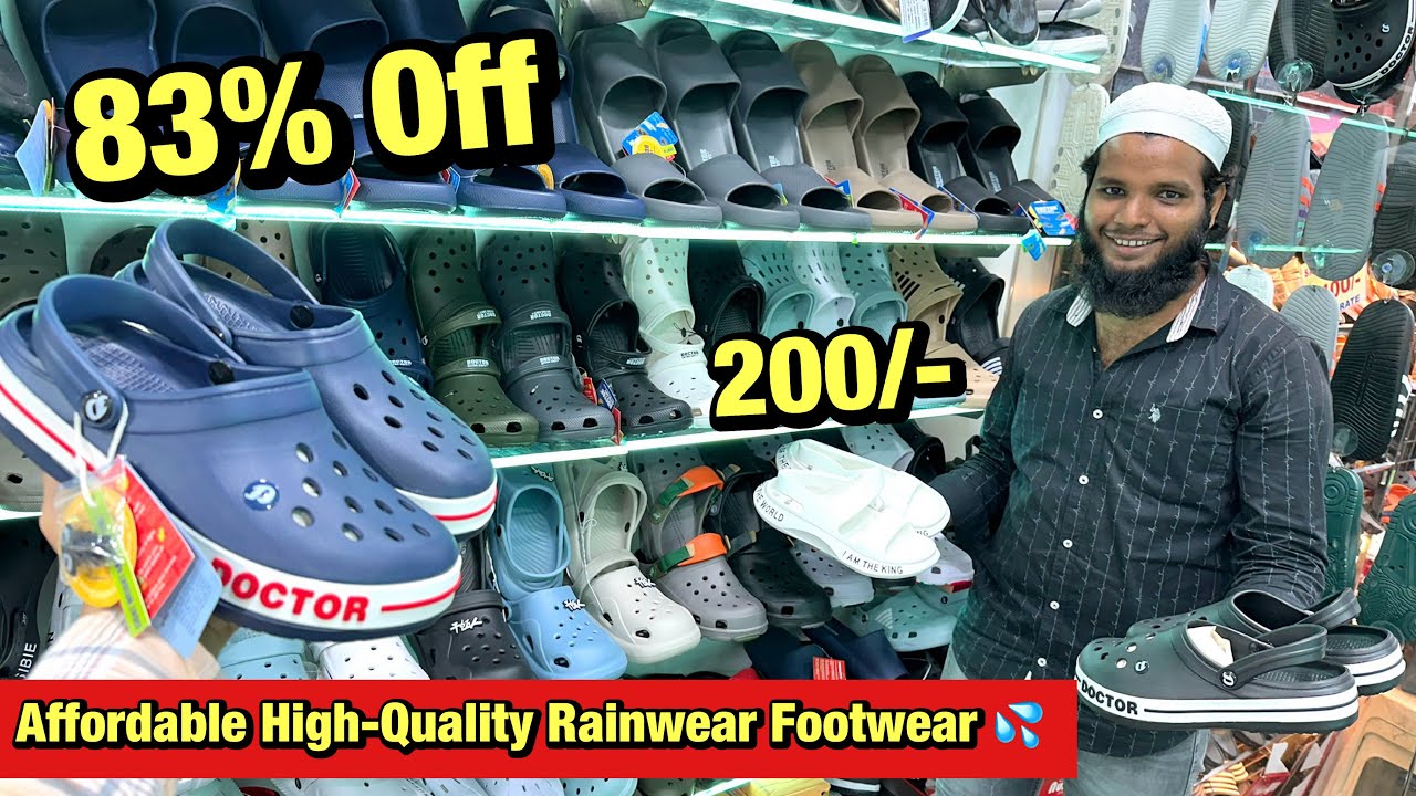 Affordable High-Quality Rainwear Footwear 💦200/- Rainy Sandals ...