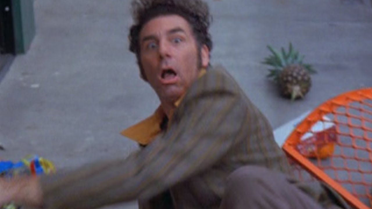 Kramer runs from Plaza Cable (4:3 HD) - YouTube