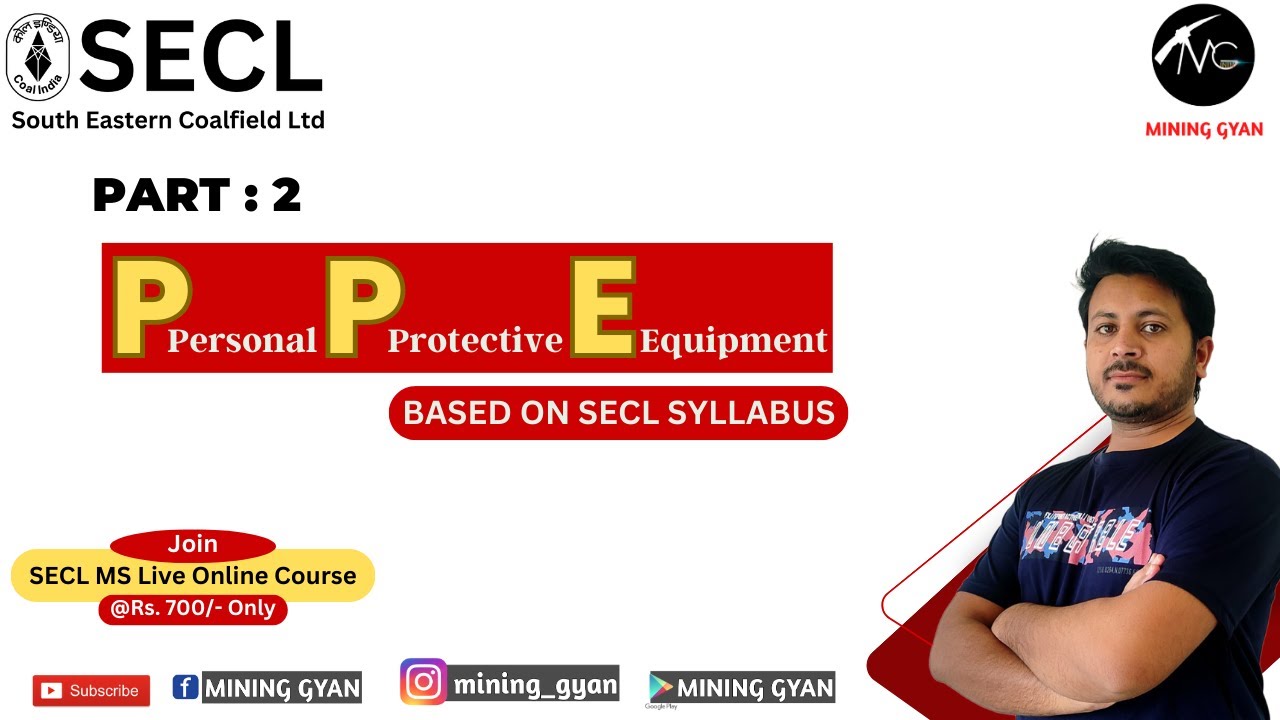 SECL MS Special Class 2: Personal Protective Equipment by Devendra Sir ...