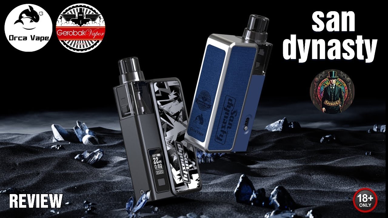 SAN DYNASTY POD KIT REVIEW 🔞 #orcavape #gerobak #podkit - YouTube