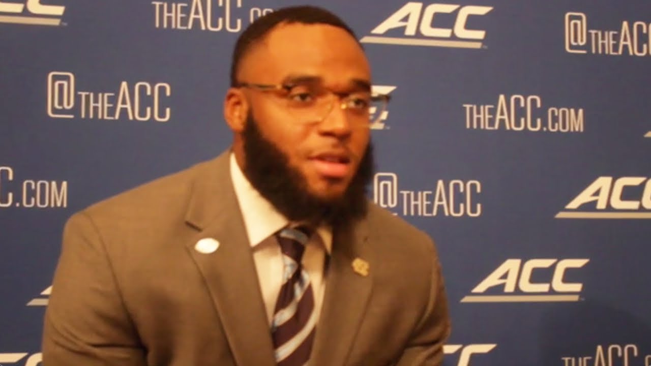 British Brooks UNC Football ACC Kickoff Breakout Interview - YouTube